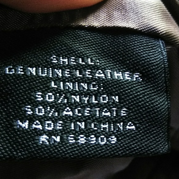 Jackets & Coats | Que Shell Genuine Leather Jacket | Poshmark